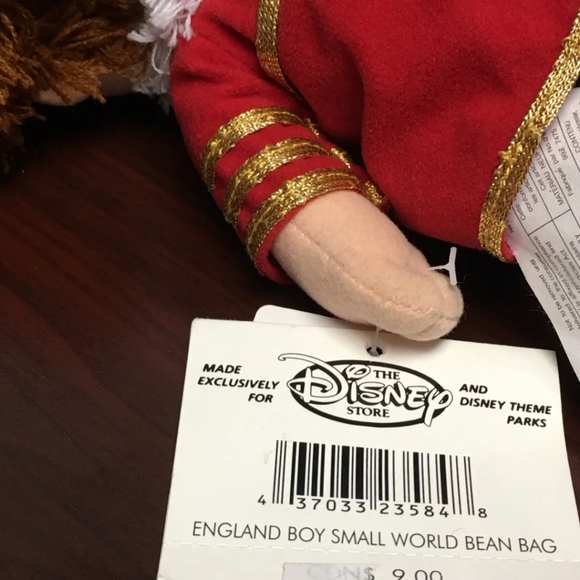 Disney | Toys | Disney Its A Small World England Boy Bean Bag Plush ...